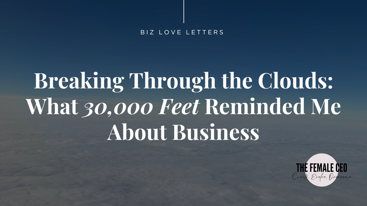 What 30,000 Feet Reminded Me About Business