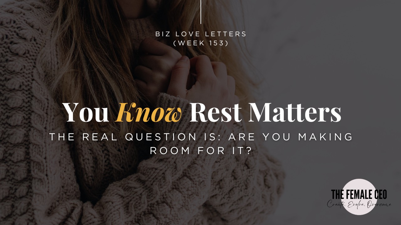 You Know Rest Matters
