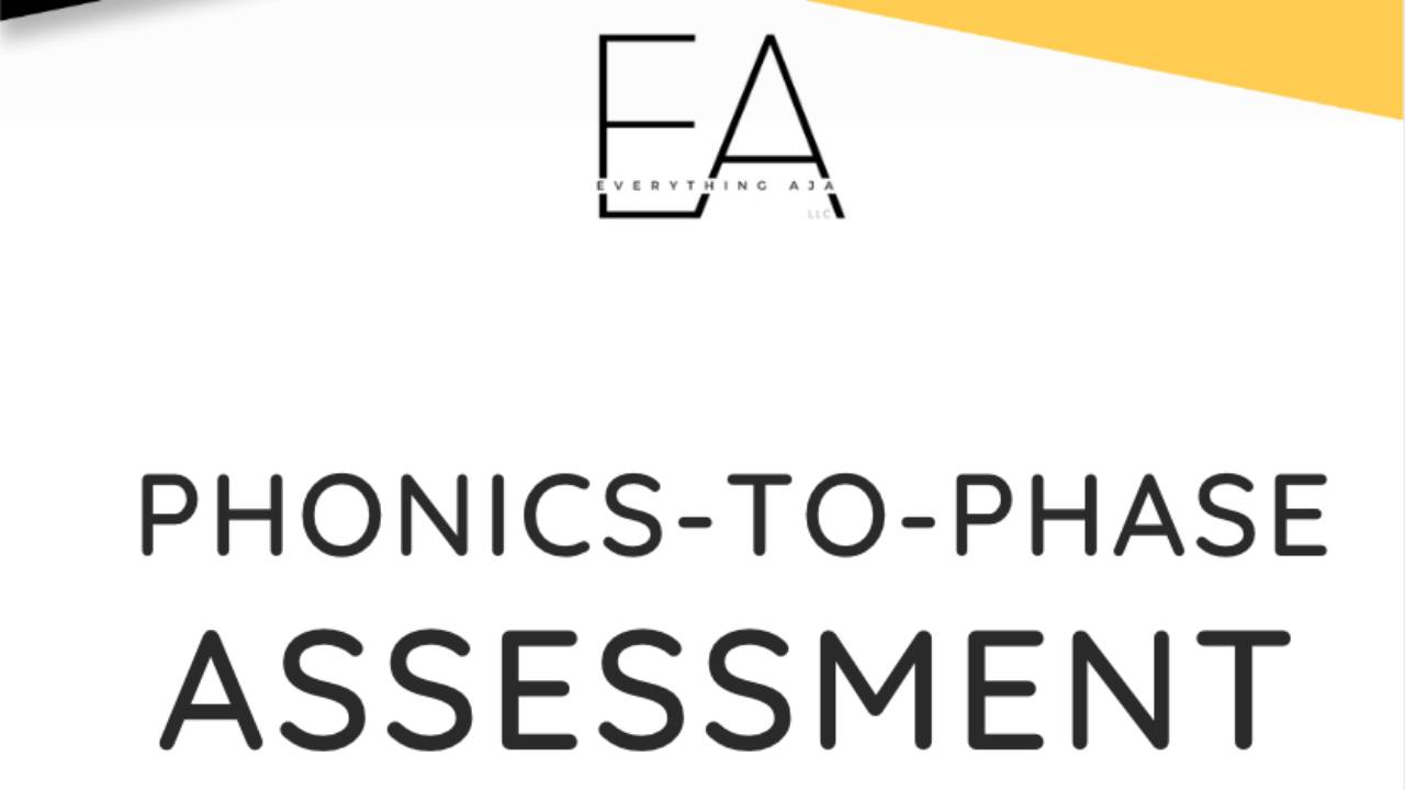 Structured Literacy Phonics Assessment for Early Literacy