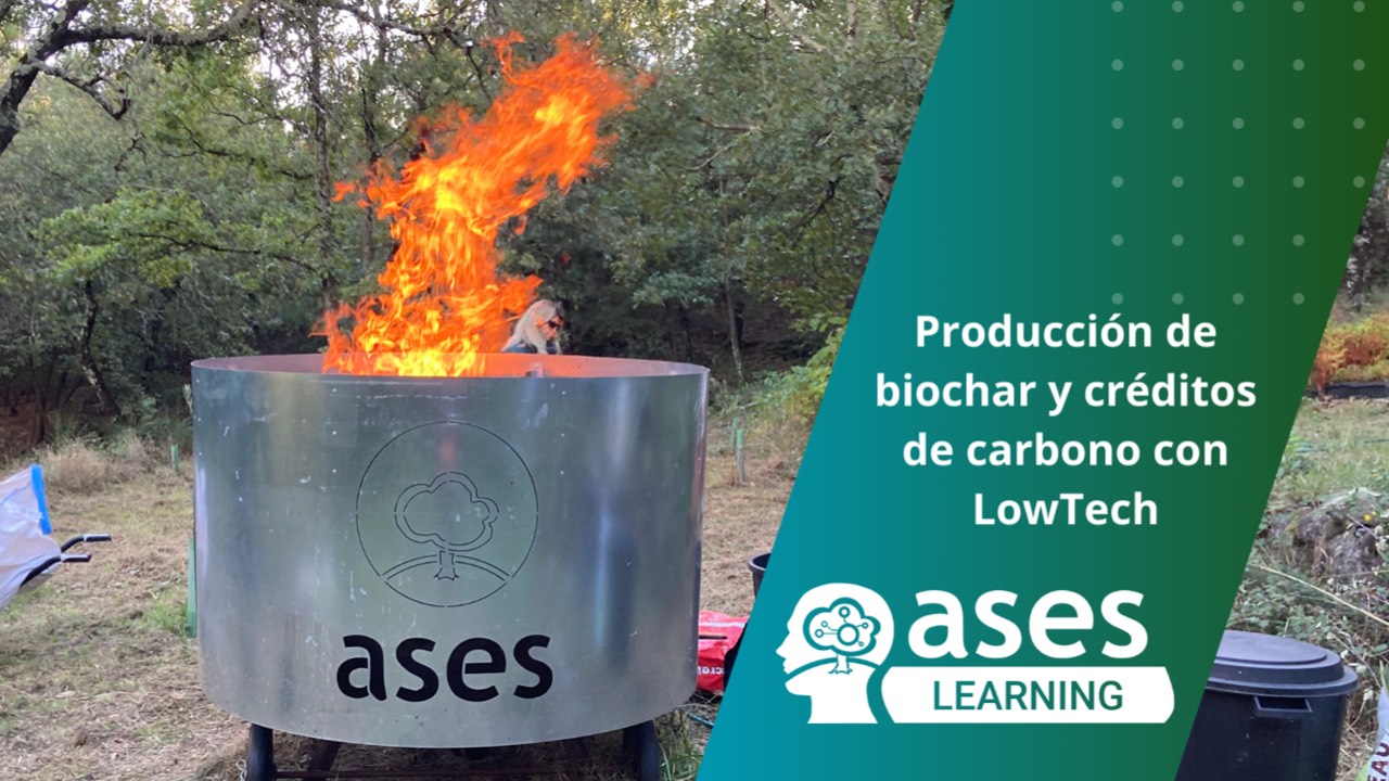 Producción de biochar con Lowtech