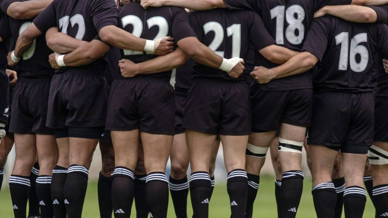 New Zealand All Blacks rugby team wears jersey with pride and humility