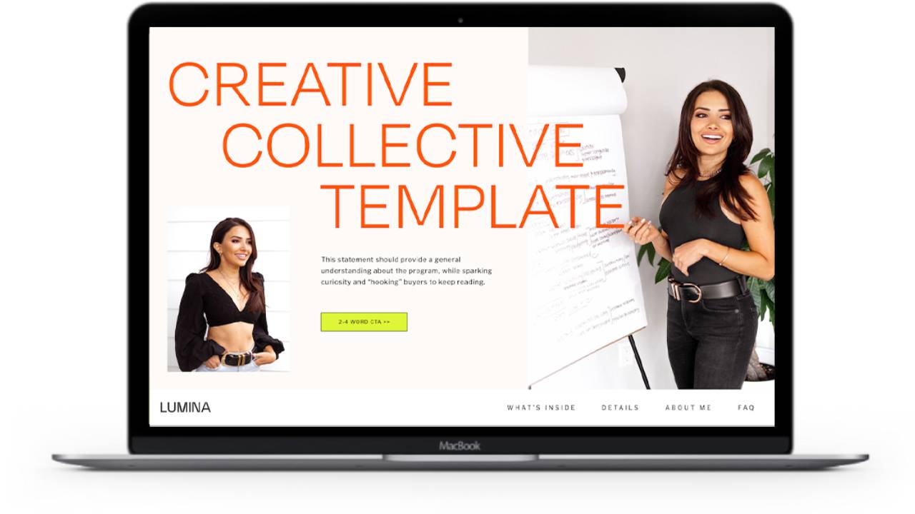 Creative Collective Sales Page Template