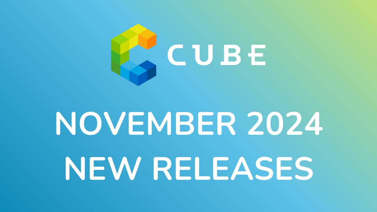 CUBE NEW Releases November 2024