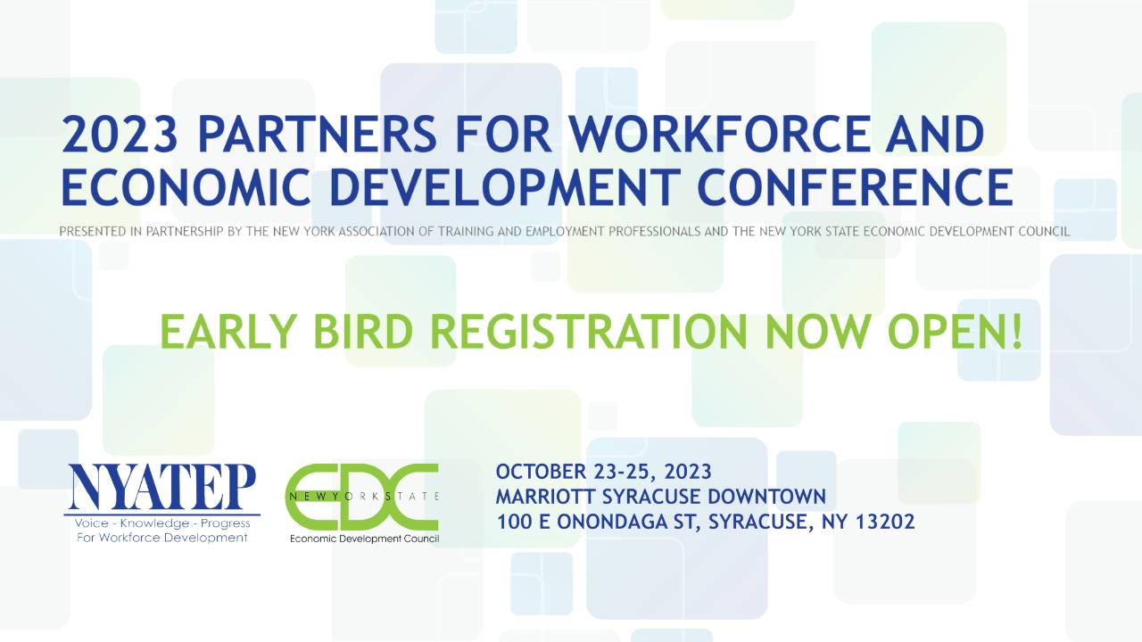 2023 Partners for Workforce and Economic Development Conference