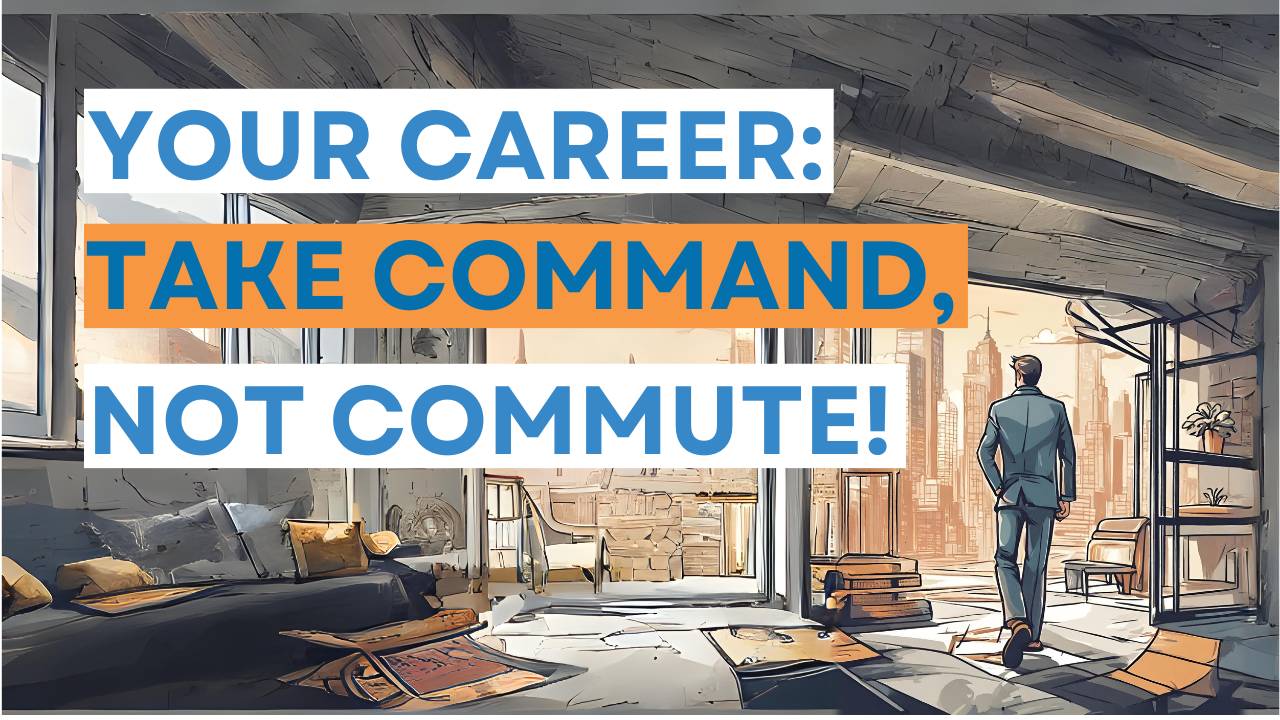 Your Career: Take Command, Not Commute!