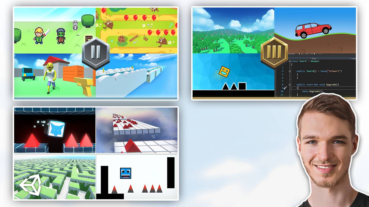 3-in-1 Bundle - Spieleentwickler Kurse | MrLuchs
