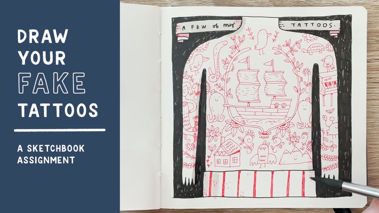 Draw Your Fake Tattoos