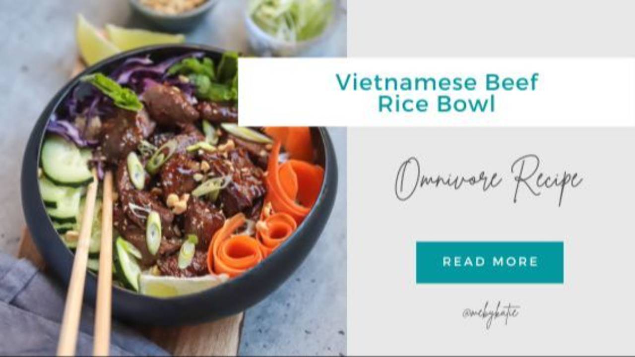 Vietnamese Beef Rice Bowl