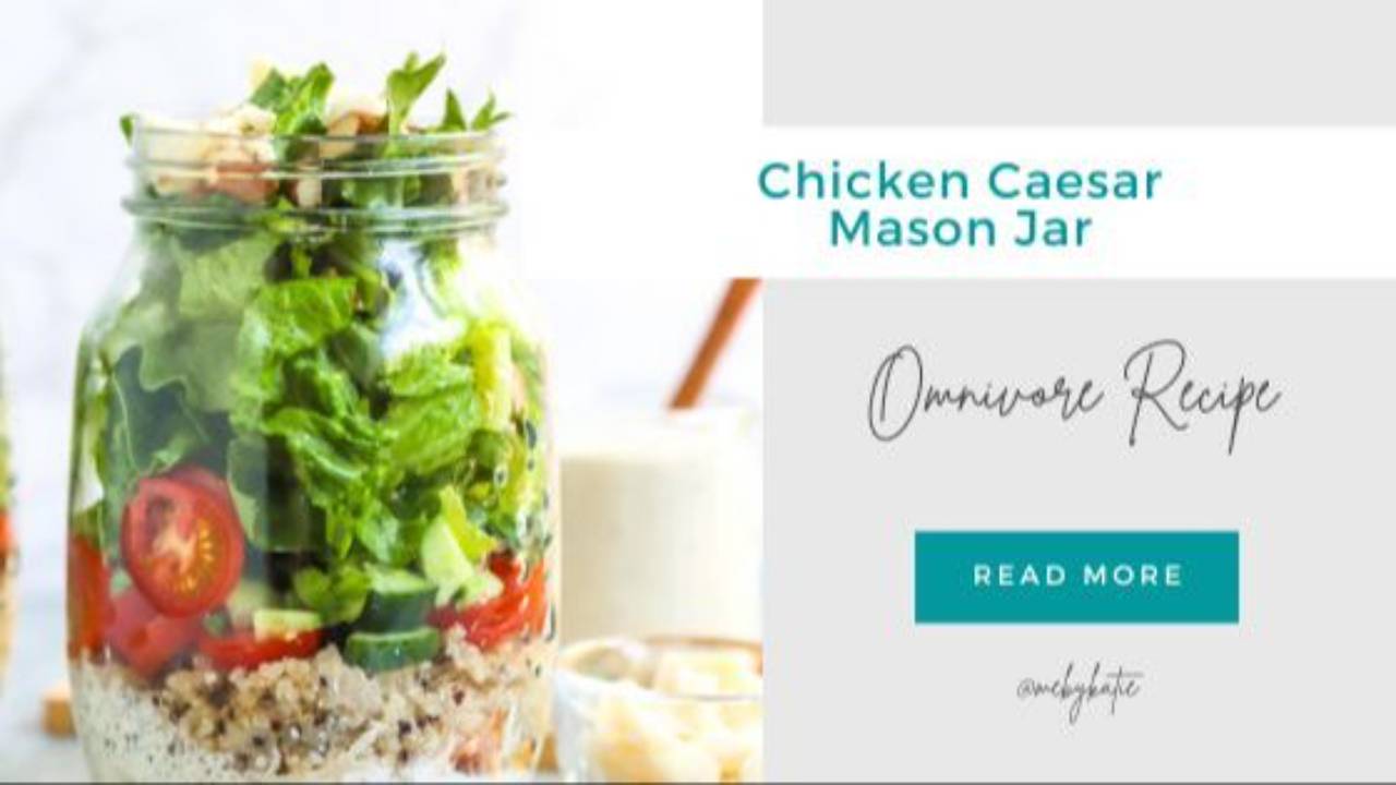 Chicken Caesar Mason Jar