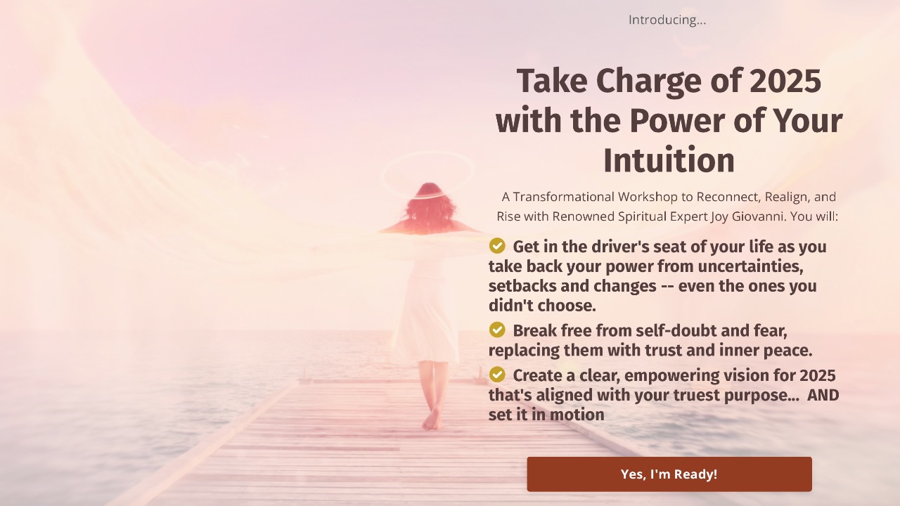 Take Charge of 2025: Intuitive Alignment for a Breakthrough Year