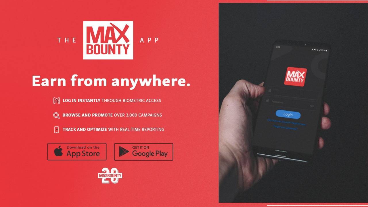 Descarga la App de MaxBounty Hoy