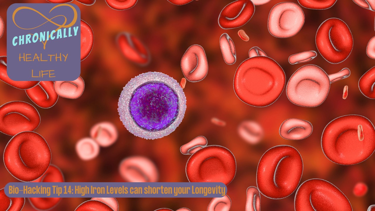 Bio-Hacking Tip 14: High Iron Levels can shorten your Longevity