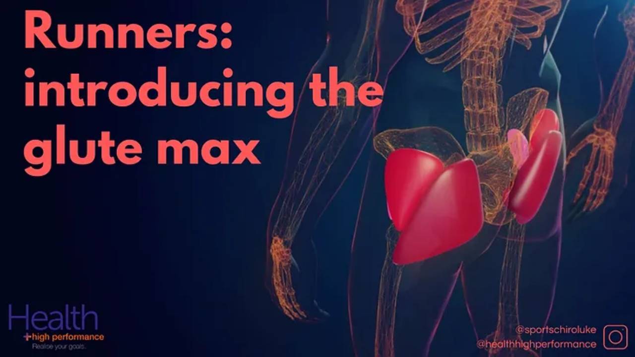 Runners: introducing the glute max