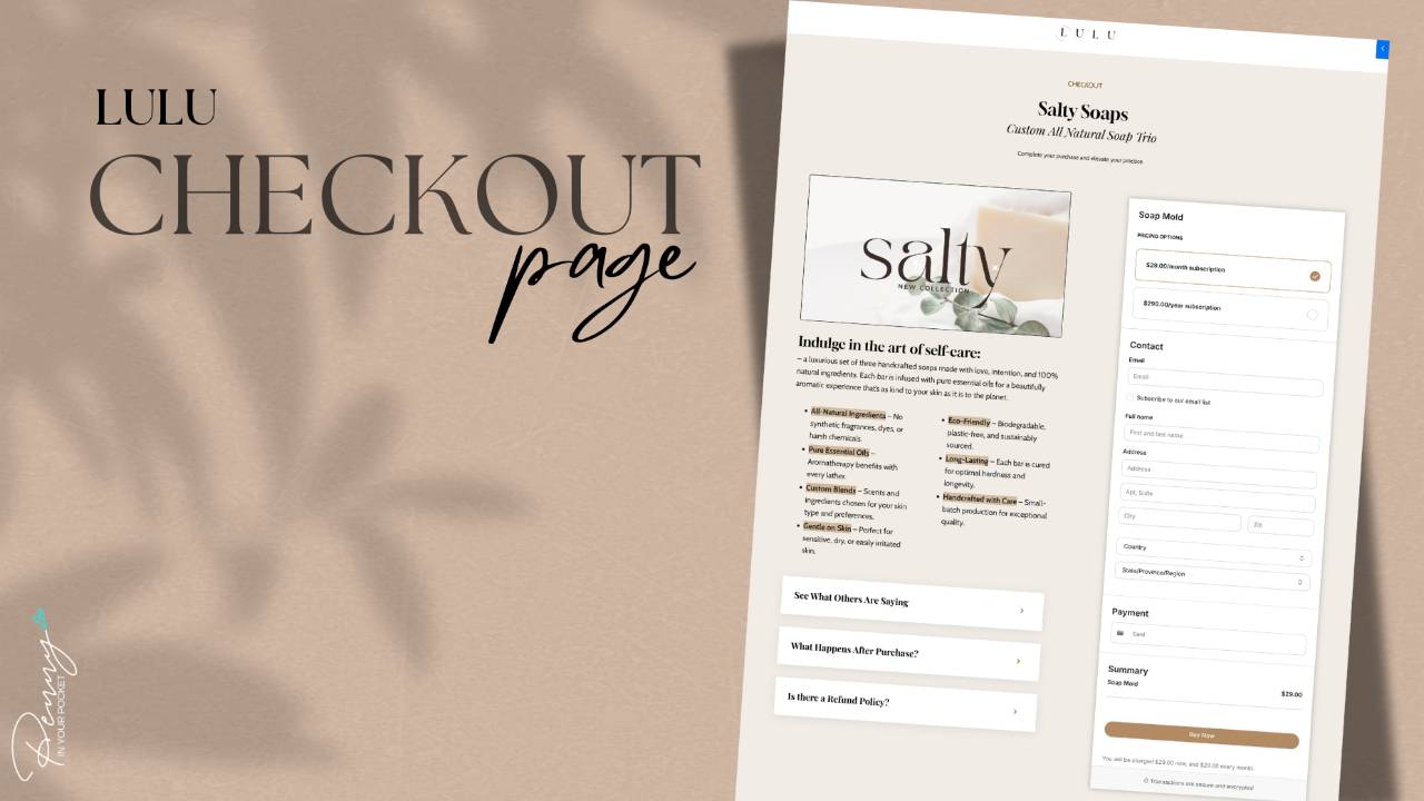 Kajabi Checkout Page Templates / Kajabi Expert