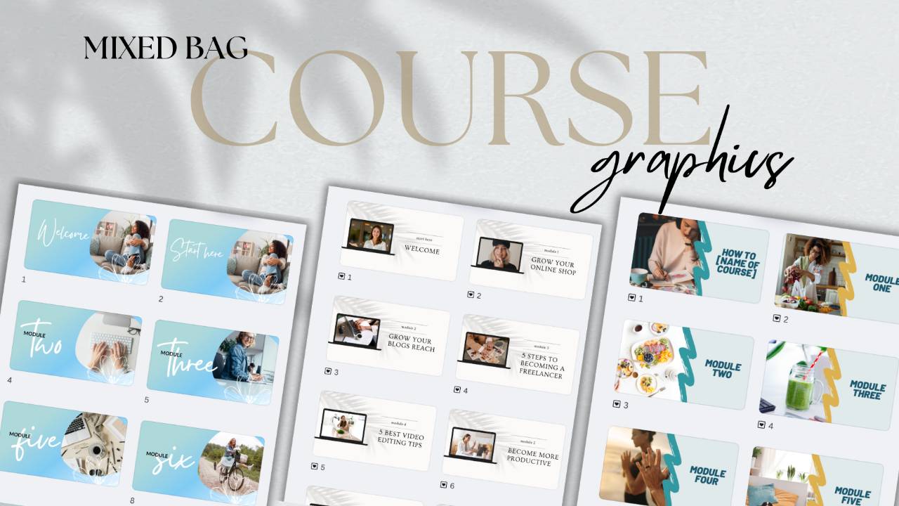 Mixed Bag - Simple - Kajabi Course Graphics