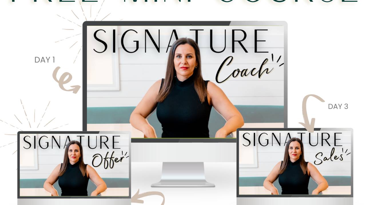 The Signature Coach {FREE Masterclass}
