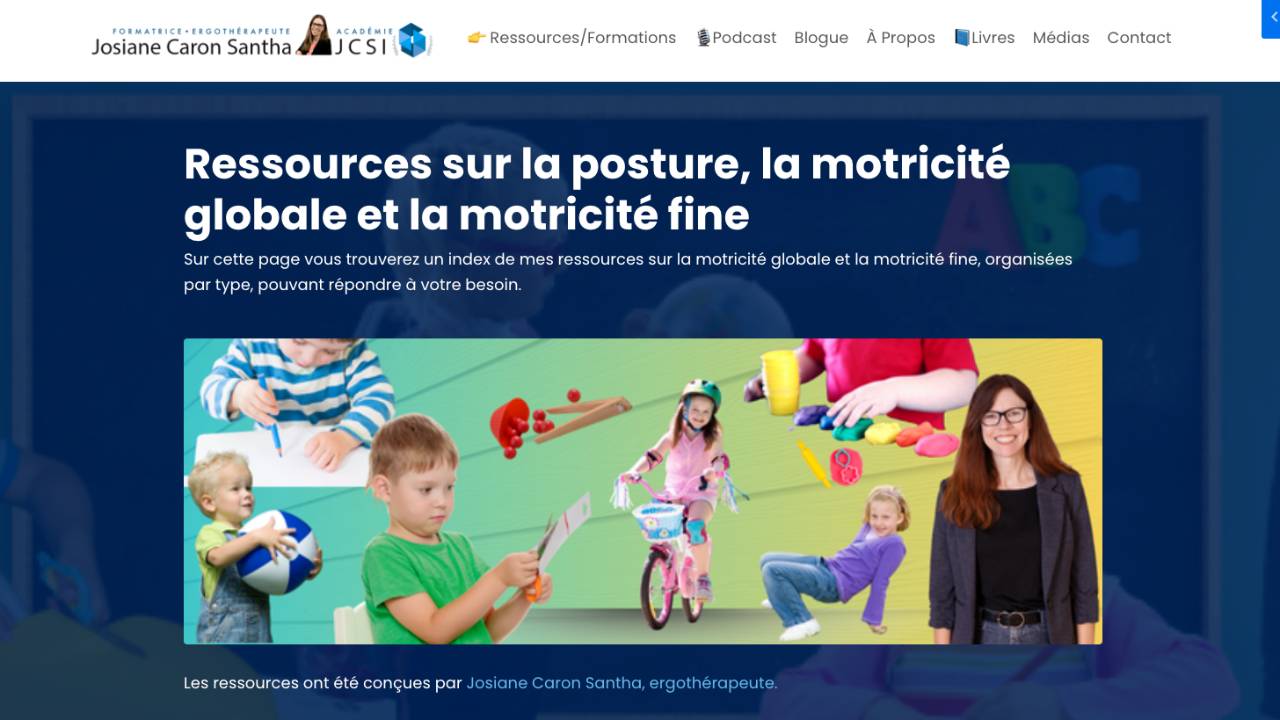 Ressources sur la posture, la motricité globale et la motricité fine