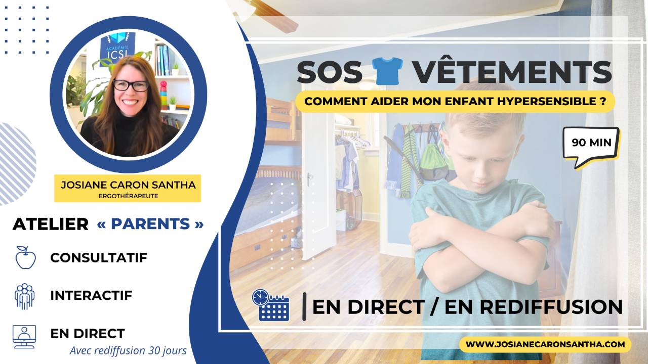 ATELIER (en ligne) POUR PARENTS : SOS 👕 VÊTEMENTS