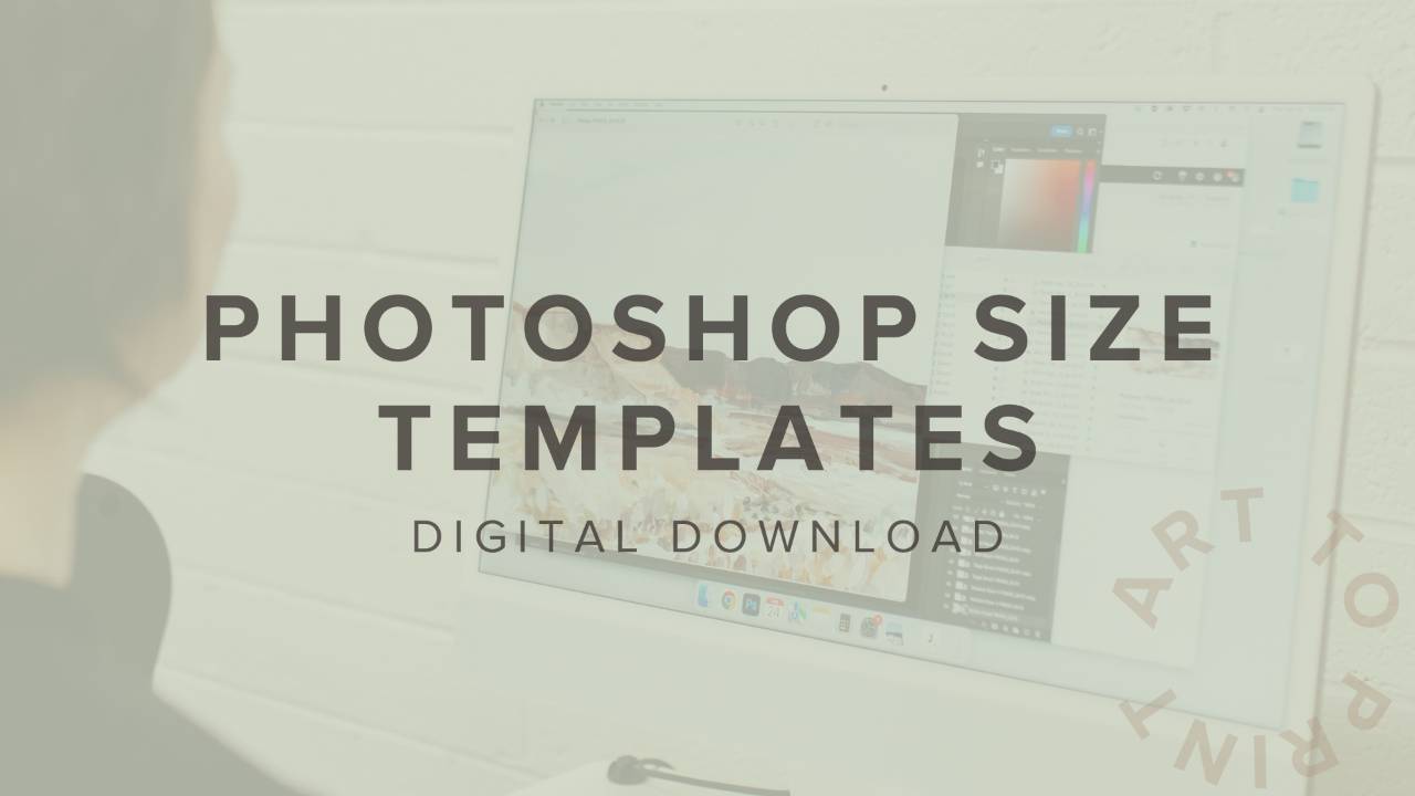 Photoshop Size Templates Sales Page