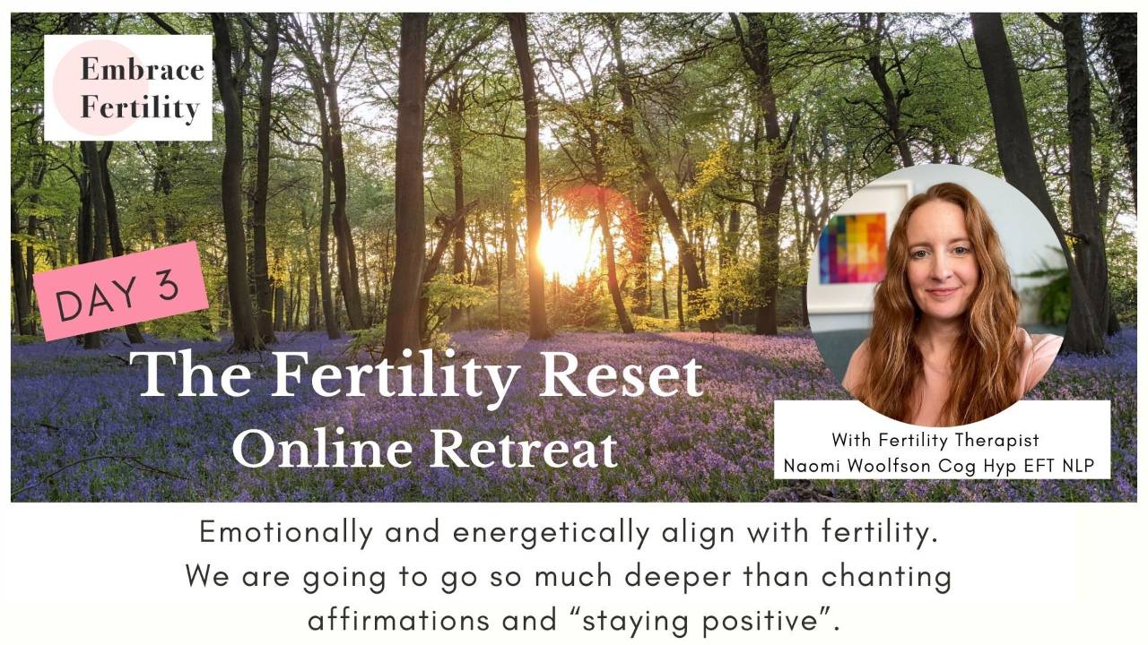 The Fertility Reset Retreat £33 The Embrace Fertility Method