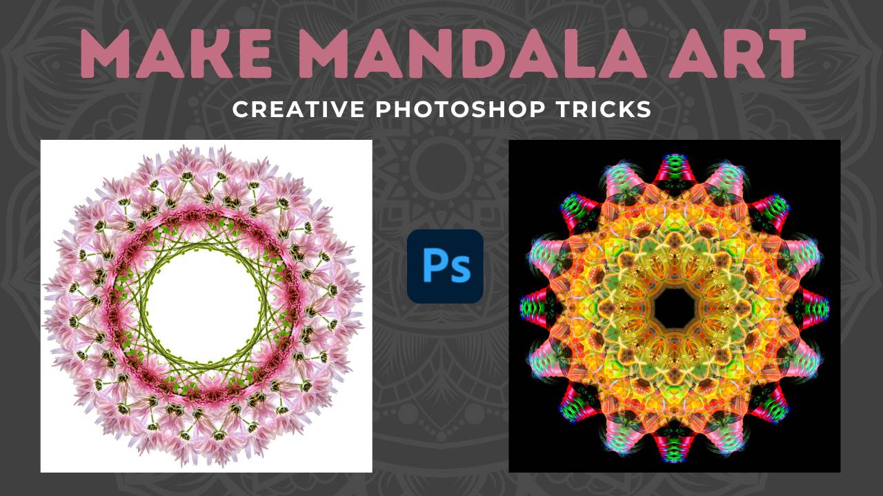 Creative Photoshop idea: Mandala art