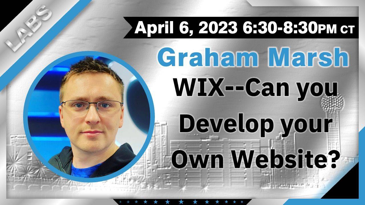 NSA-NT April 6th Lab Workshop with Graham Marsh