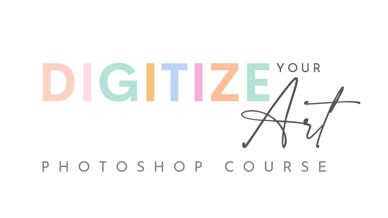 Digitize your art for patterns- Photoshop Course