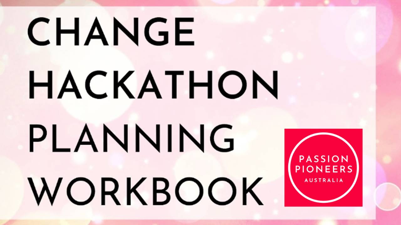 FREE GUIDE - Change Hackathon Planning Workbook