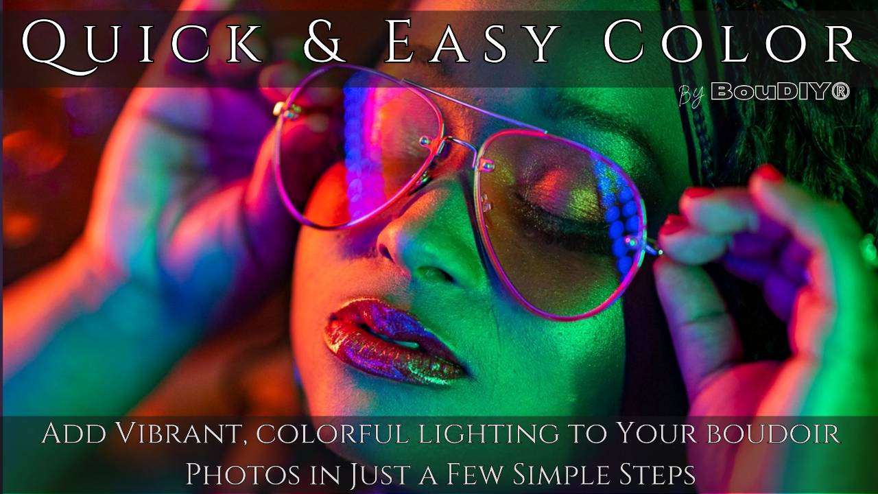 Video Training for Boudoir: Working with color lighting