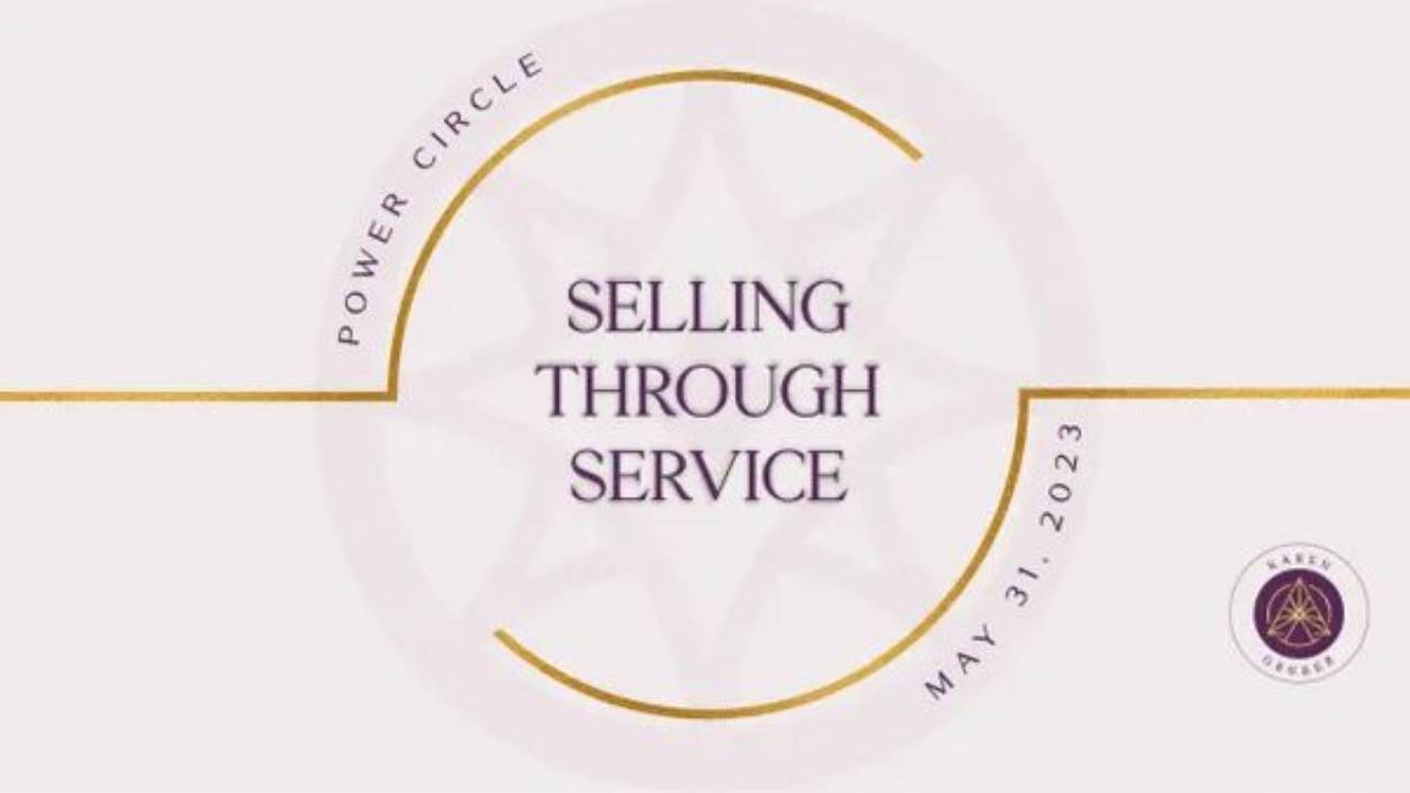 Selling Through Service Thank You
