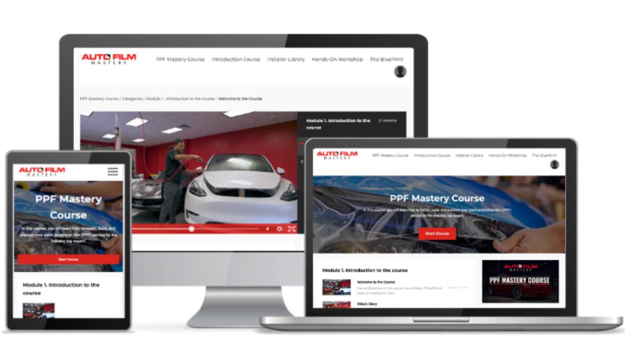PPF Training | Advanced PPF Training | Lifetime Access - Entire Shop