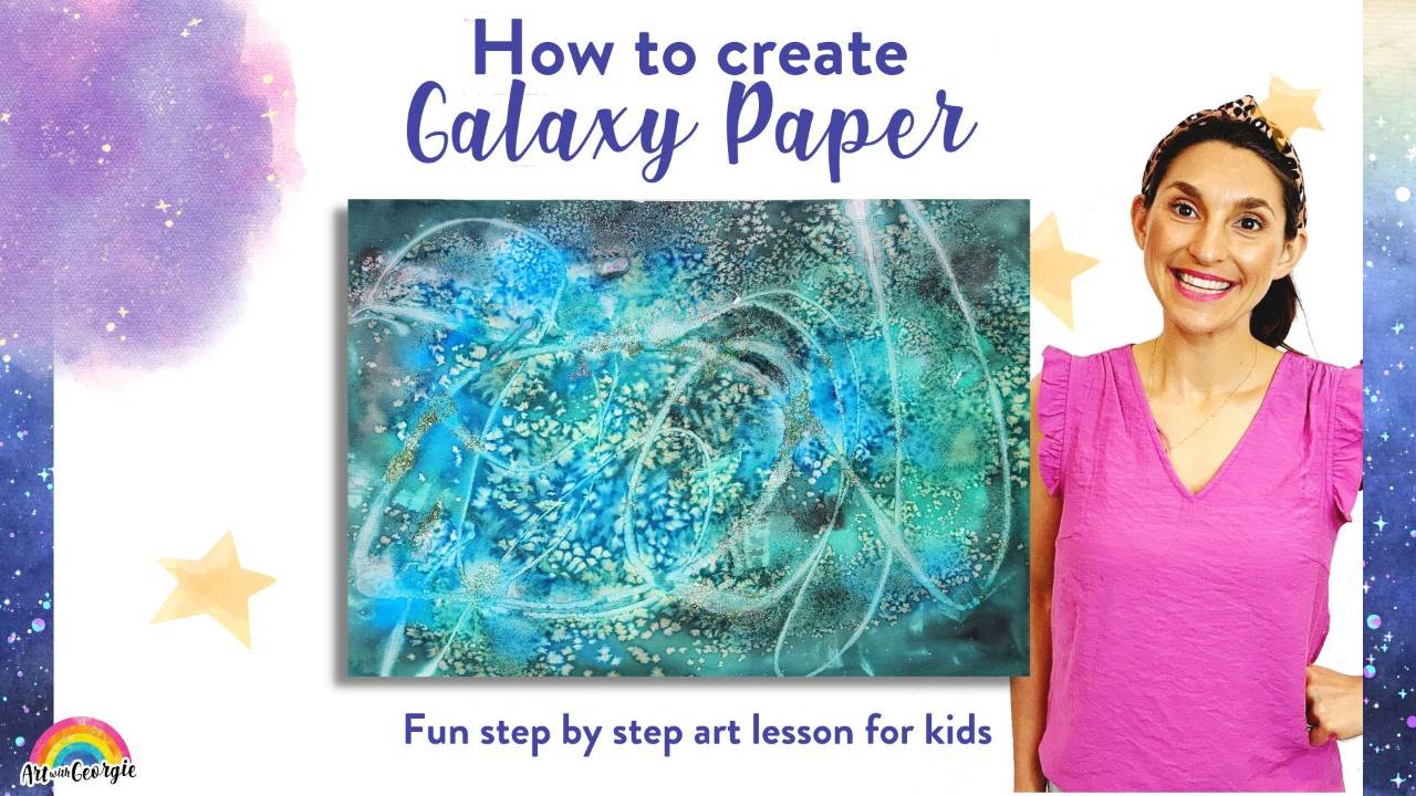 How to make galaxy paper