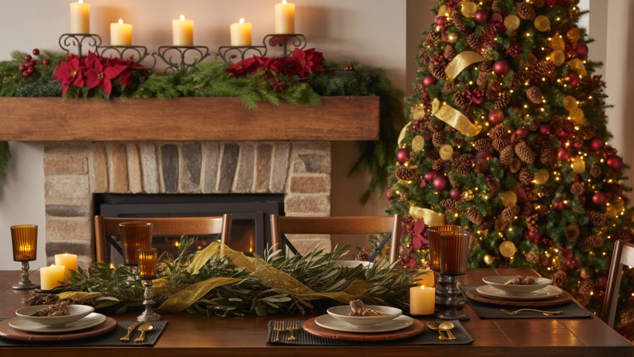 Tuscan Glow Christmas: Olive, Earthy Christmas Theme