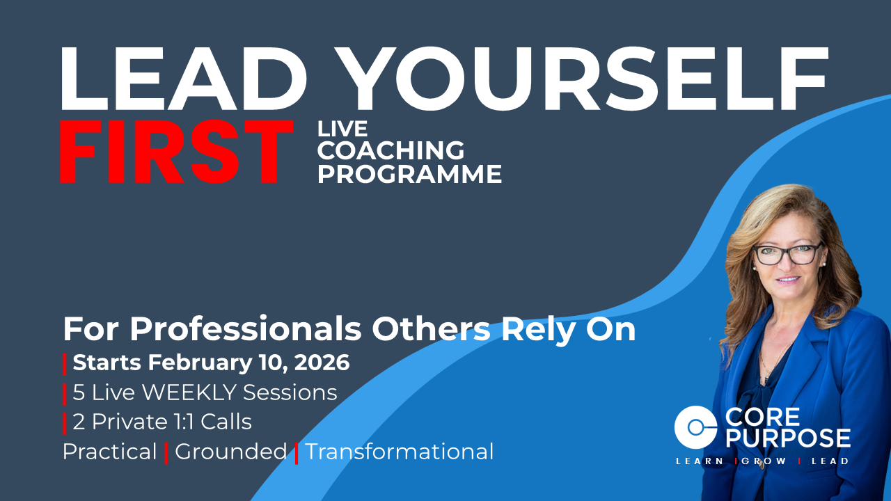 Lead Yourself First | A 5-Week Self-Leadership Reset for Professionals