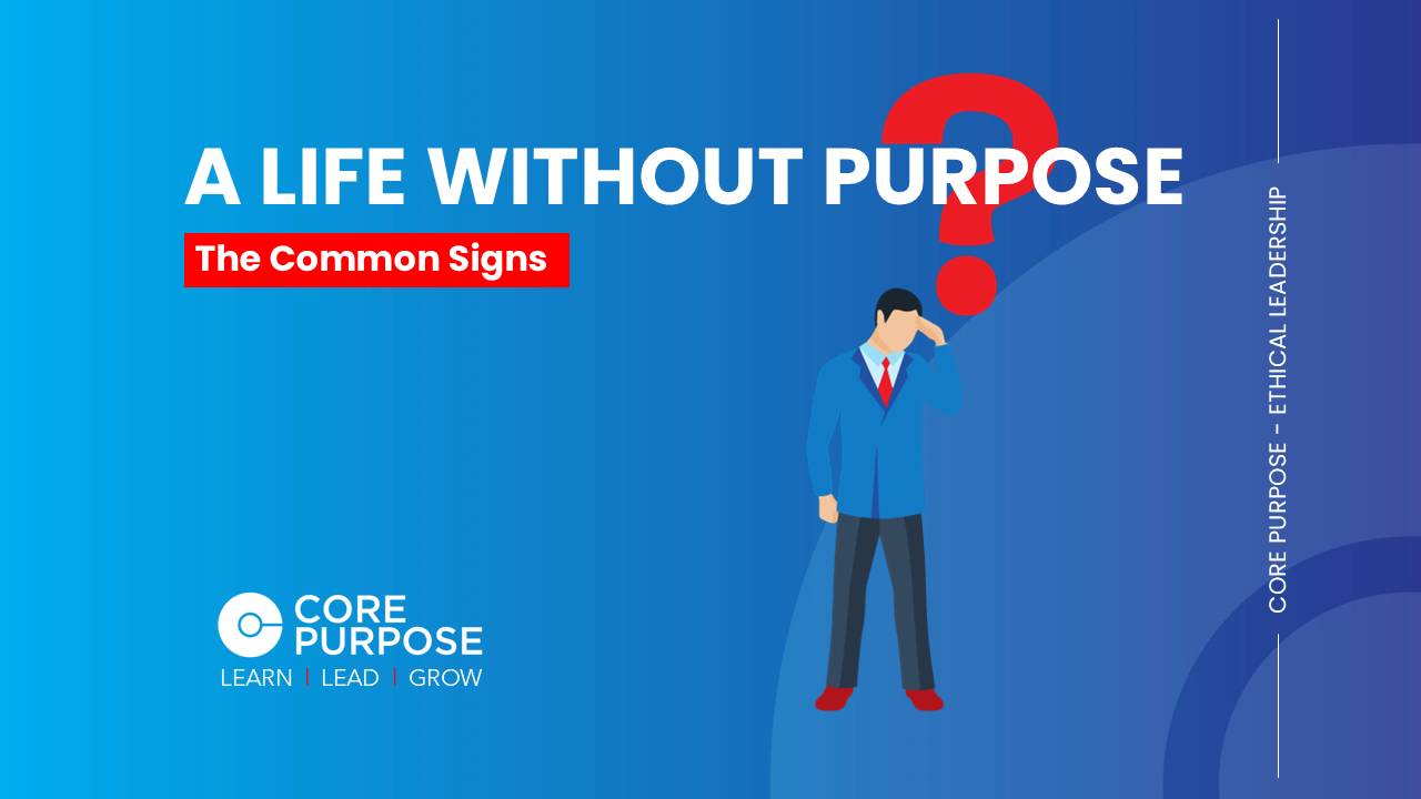 Living life without a purpose