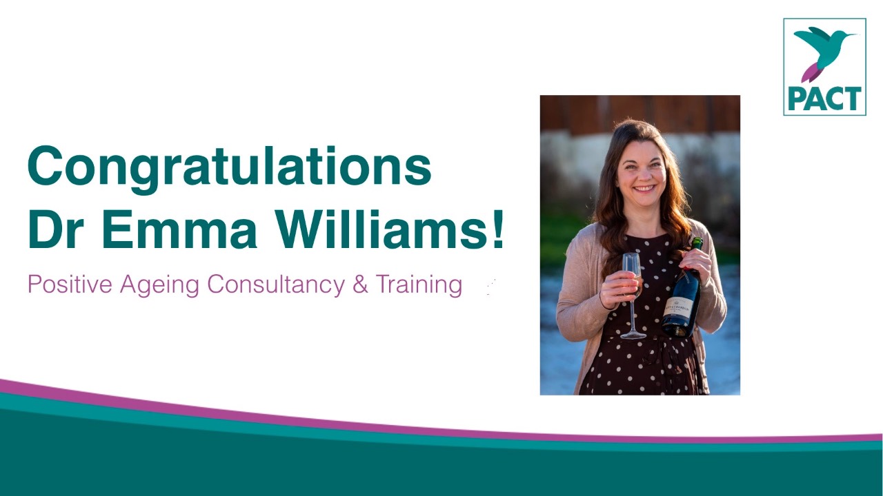 PACT's director Emma Williams becomes a Dr!