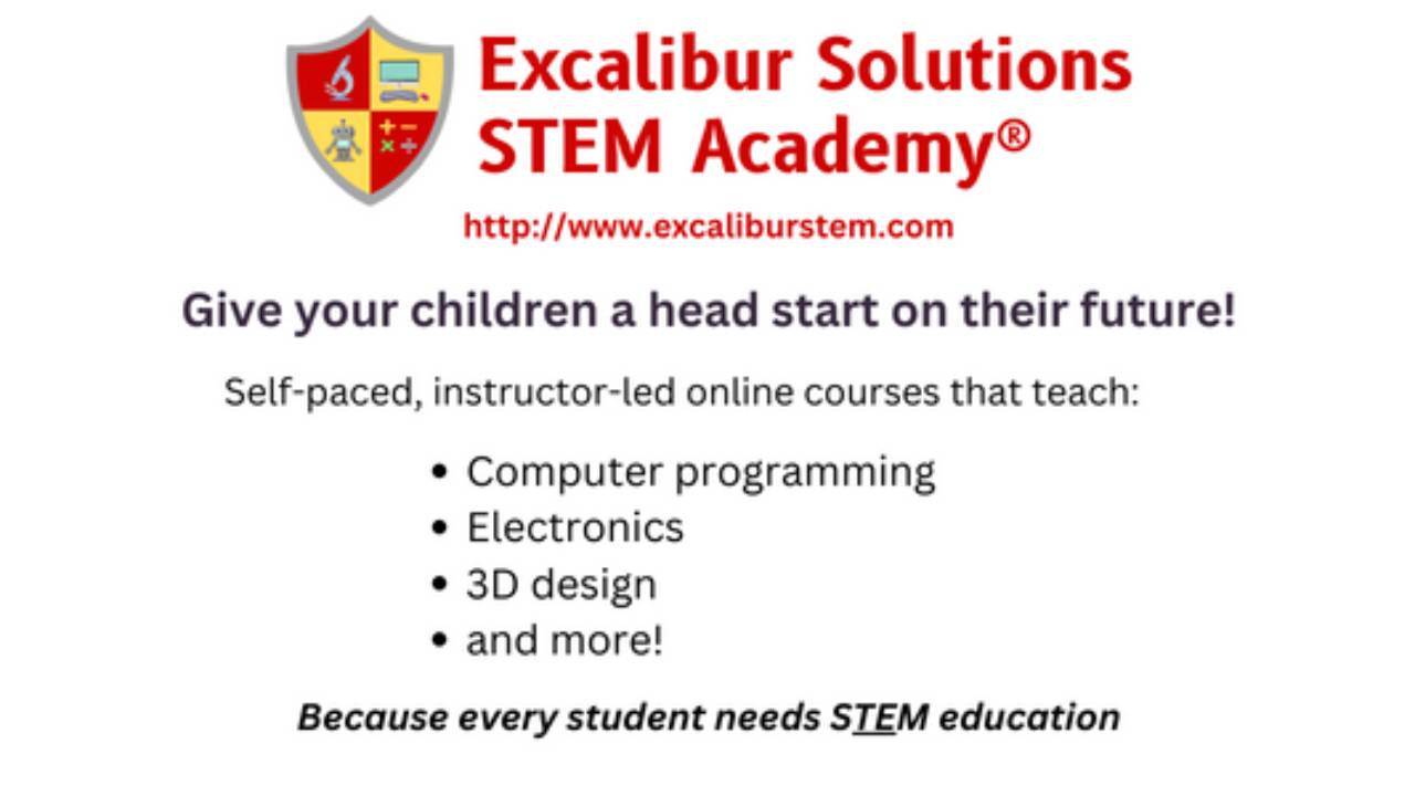 Help shape the future of the Excalibur Solutions STEM Academy!