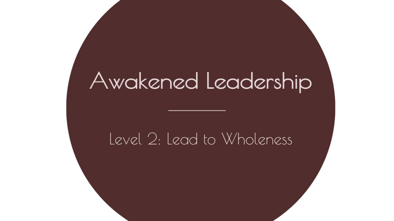 Awakened Leadership - Level 2 Lead to Wholeness
