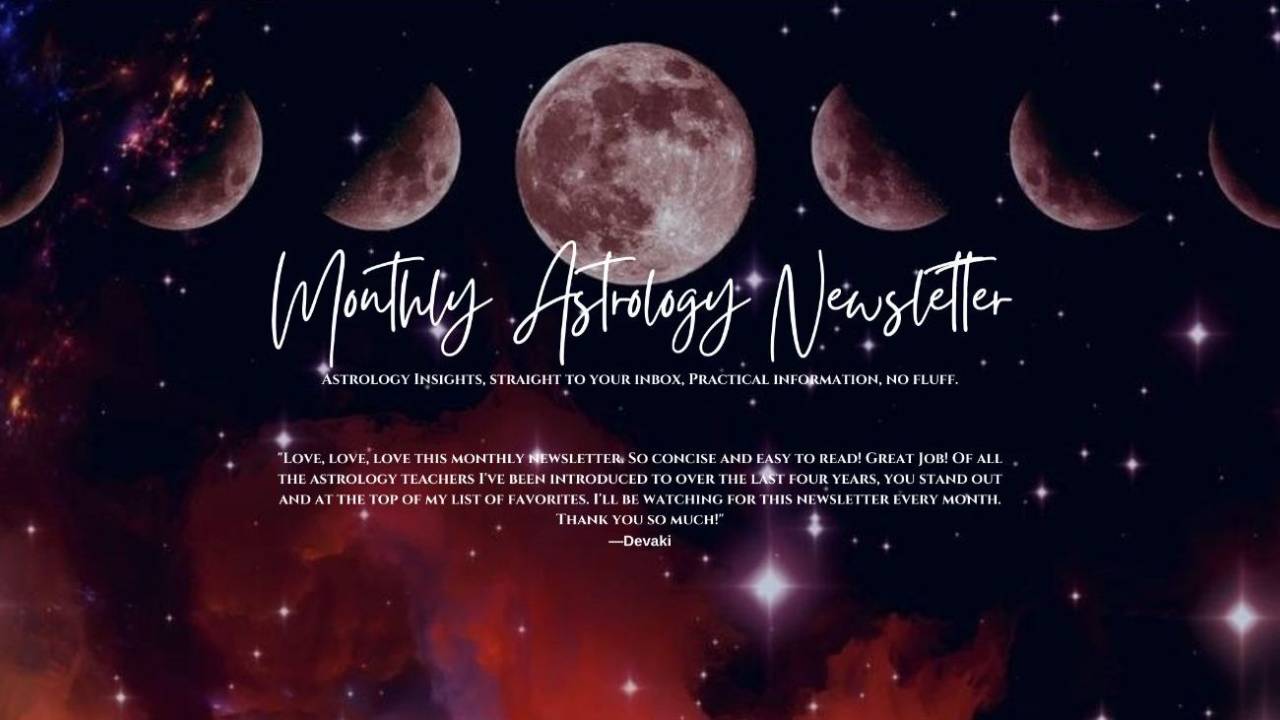 Newsletter Opt-In Page | Astrology with Heather