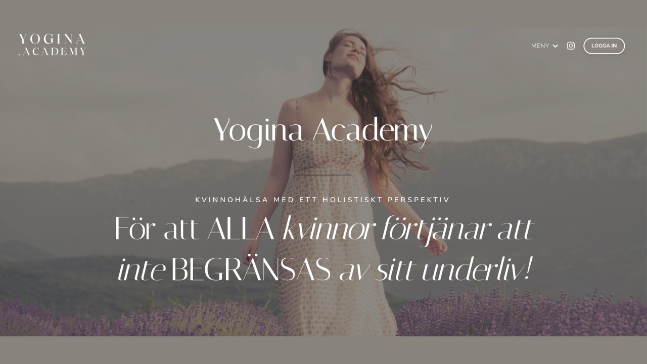 Yogina Academy - Kvinnohälsa med ett holistiskt perspektiv