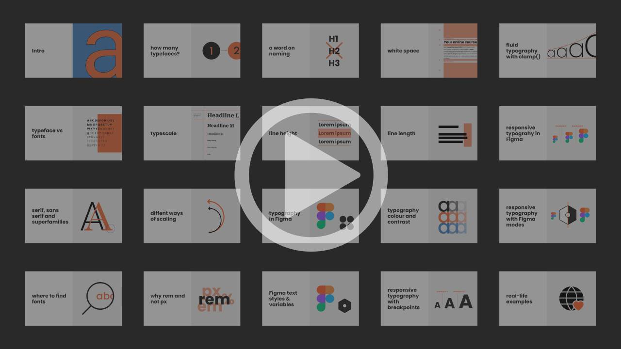 UI Typography Fundamentals