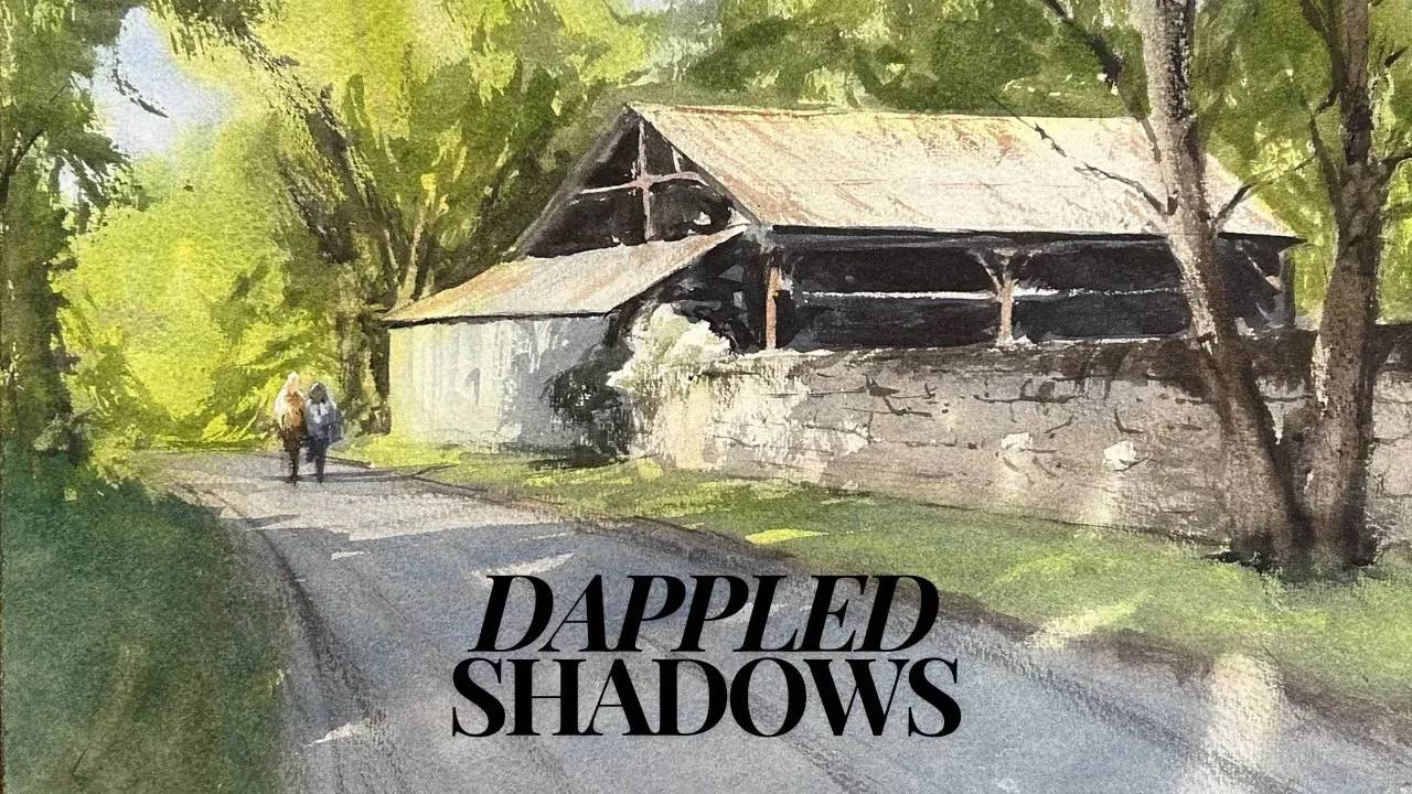 Dappled Shadows in Watercolor | Learn to Paint Watercolor