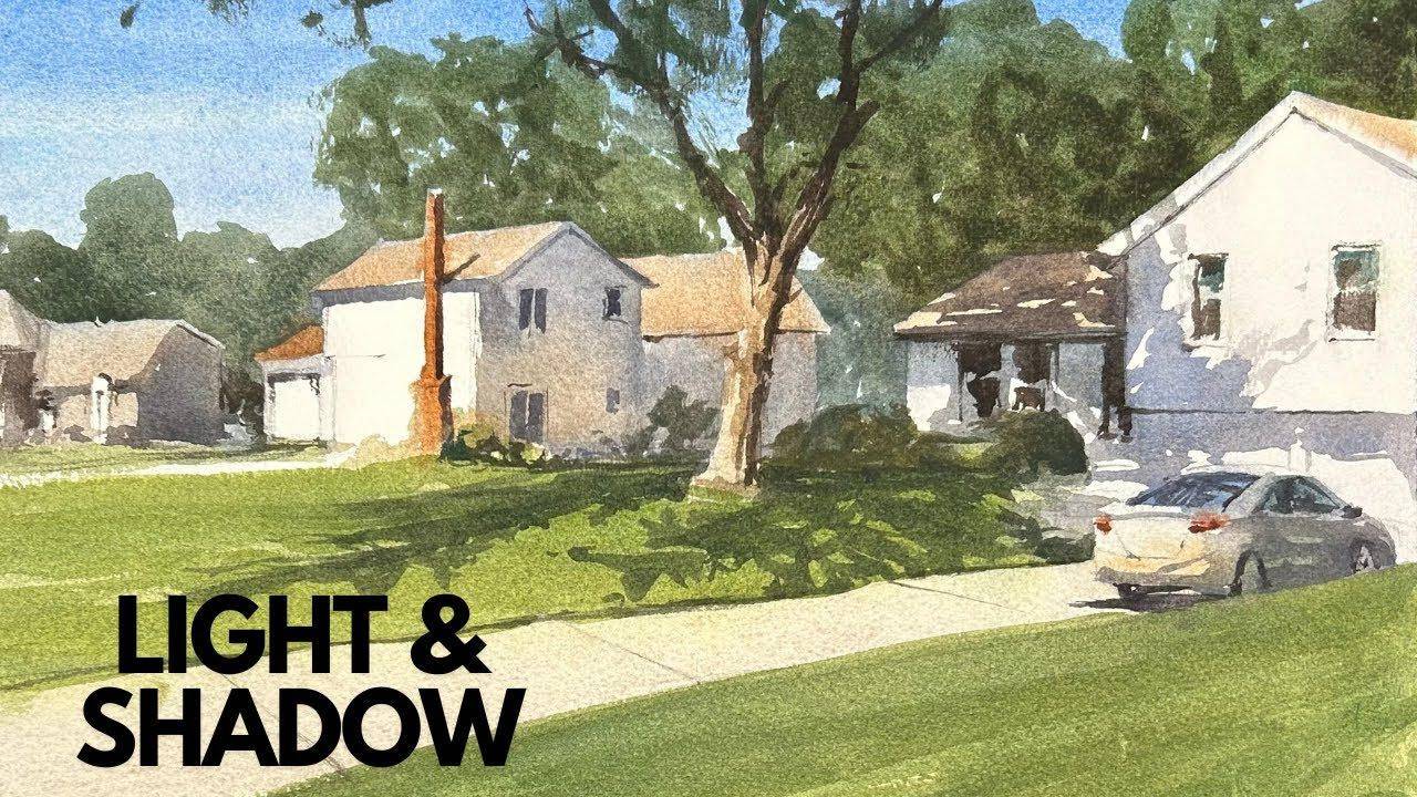 Light and Shadow | Learn to Paint Watercolor