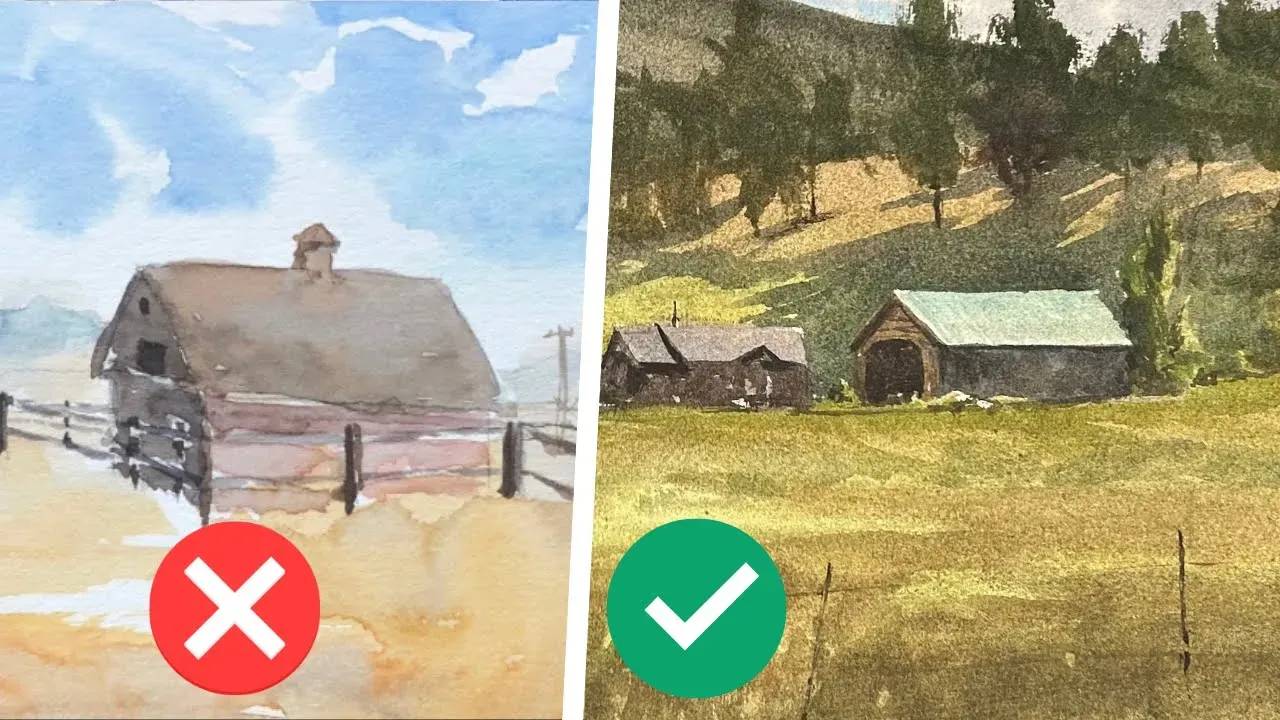 Mistakes Made by Beginner Watercolor Artists