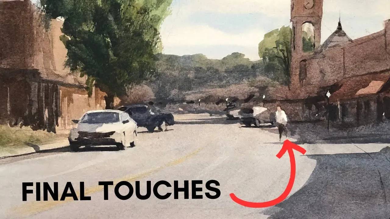 Finishing Touches on a Painting | Learn to Paint Watercolor