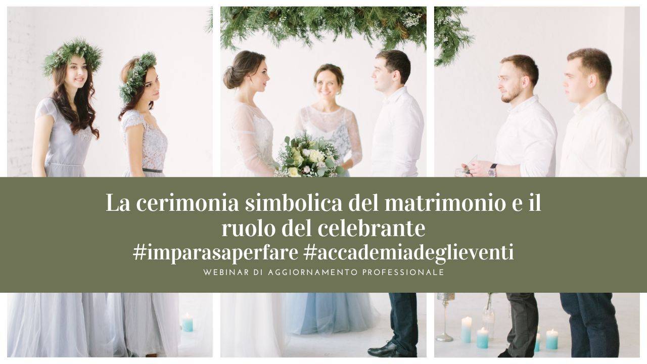 webinar La cerimonia simbolica e il ruolo del celebrante