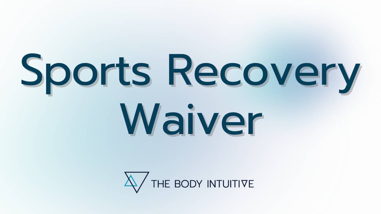Sports Recovery Services Terms of Use & Waiver