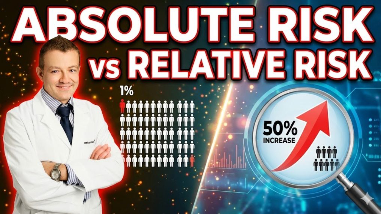 Do Statins Only Reduce Risk by 1%? The Absolute vs. Relative Risk Myth