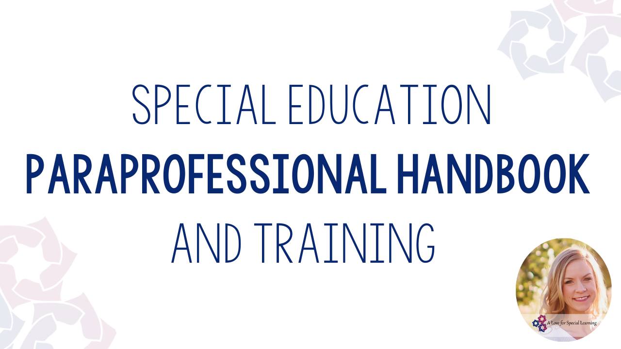 Paraprofessional Trainings for Support Staff in Special Education