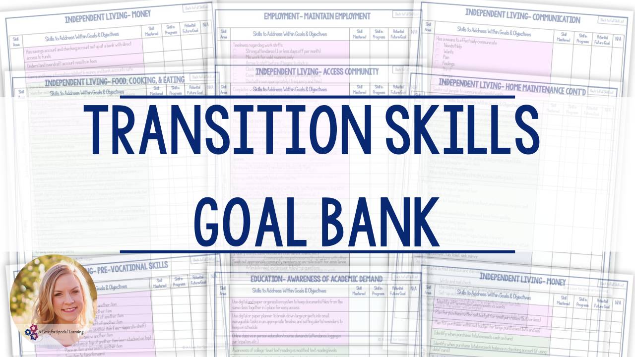 Transition Skills Goal Bank